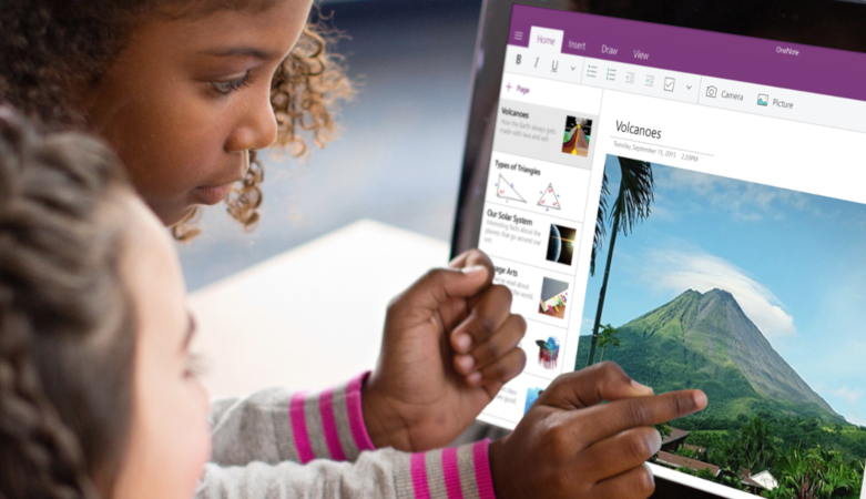 New ways of collaboration with the Microsoft OneNote class notebook