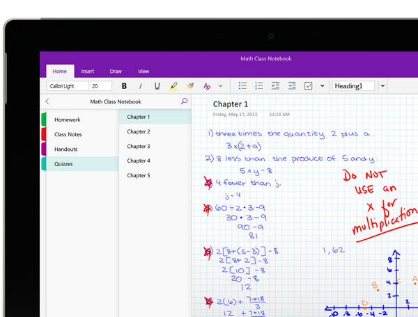 New ways of collaboration with the Microsoft OneNote class notebook